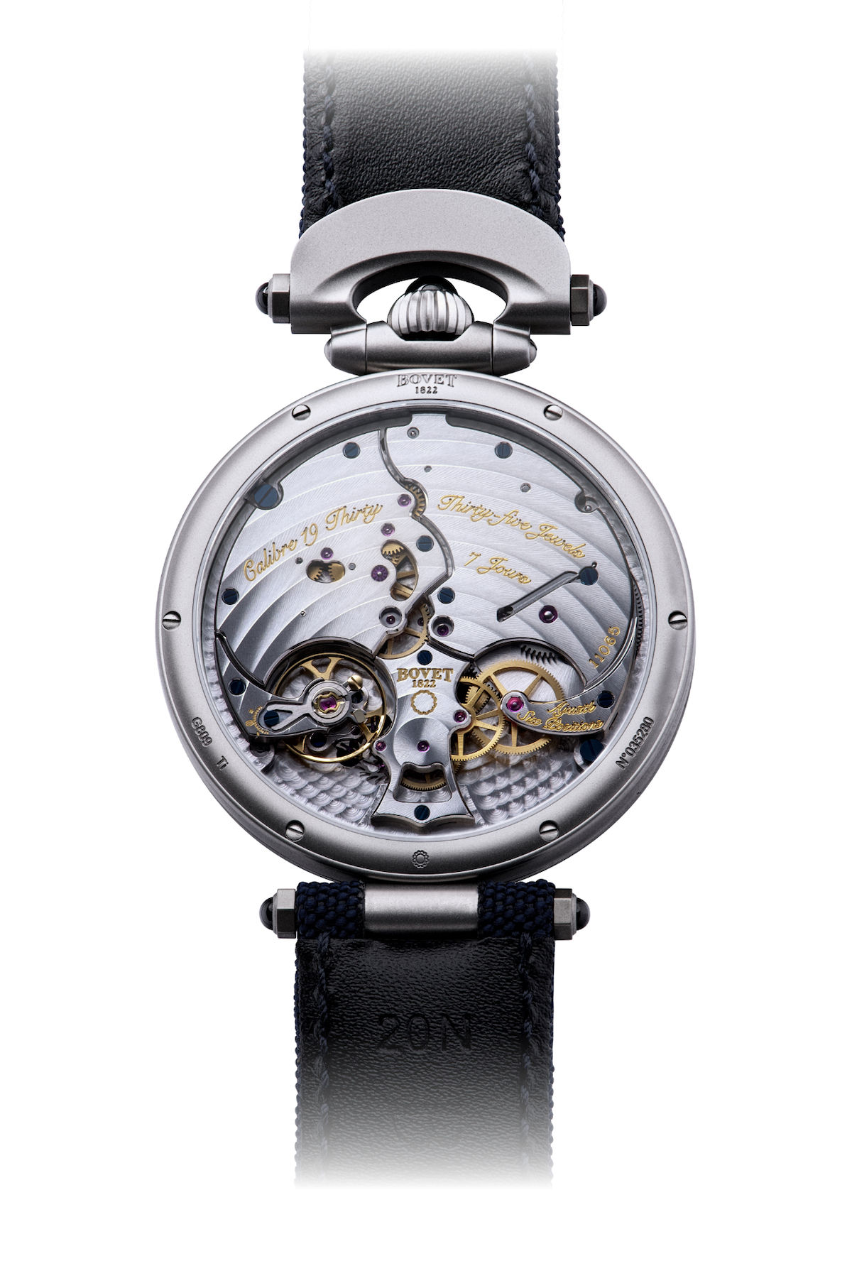 Bovet 1822's 19Thirty Blue Meteorite boasts a meteorite dial