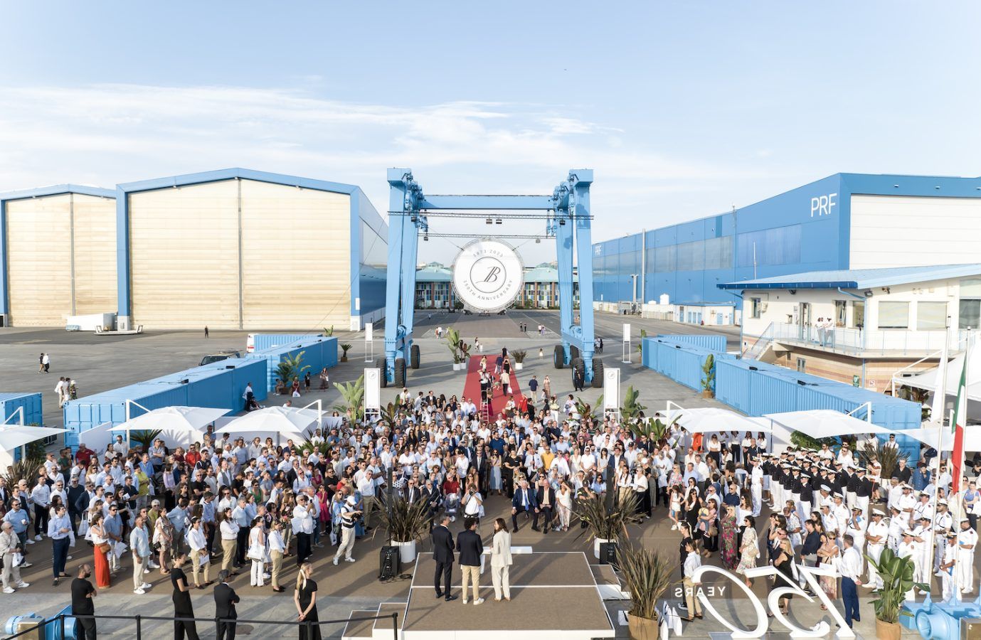 Benetti's 150-year shipbuilding anniversary celebration