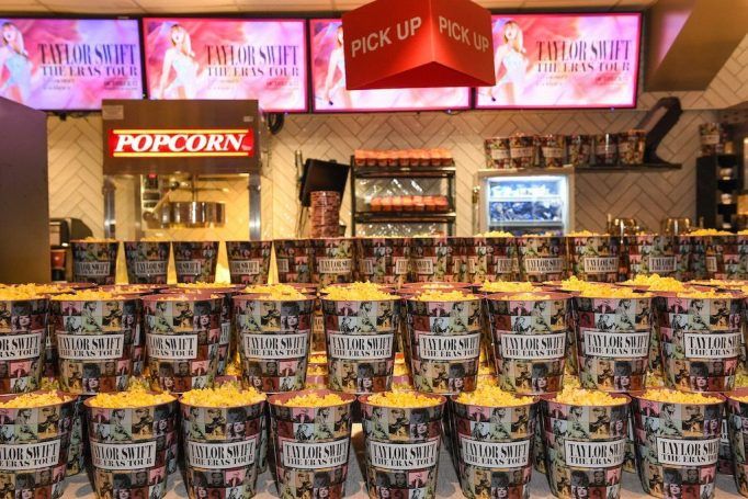 Taylor Swift fans swarm US movie theatres for Eras Tour film