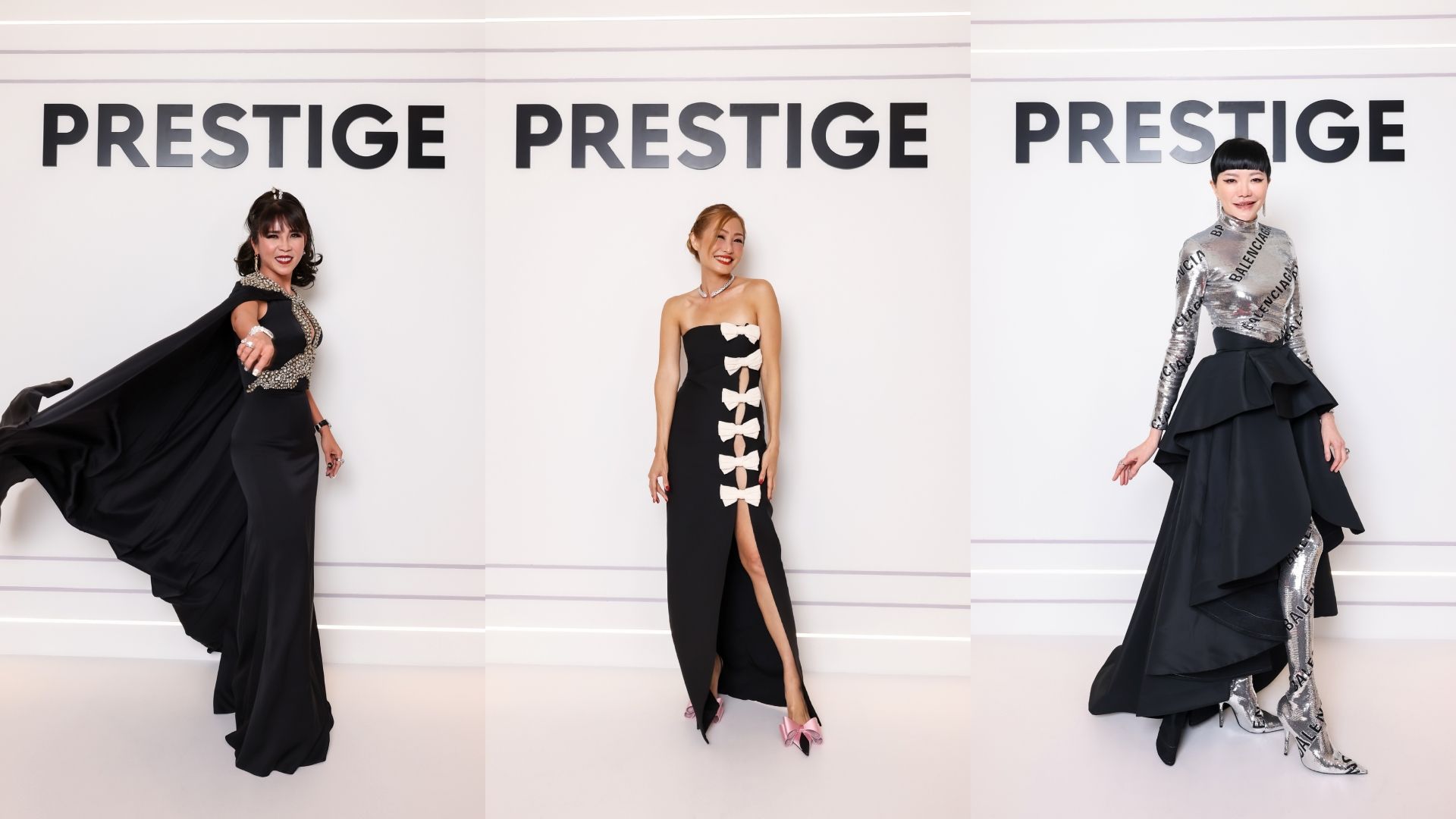 Grace Yeh receives the Tastemaker Award at the Prestige Ball 2023