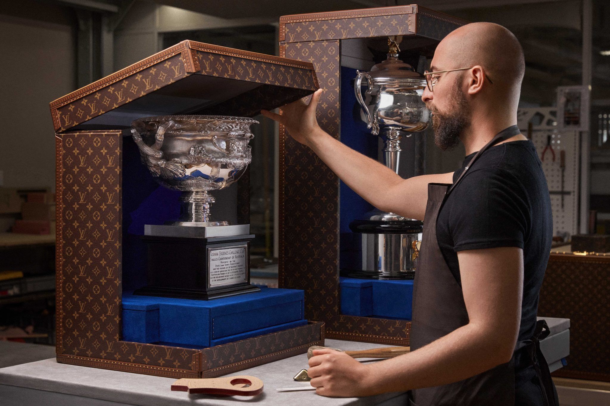 Australian Open trophies will be housed in bespoke Louis Vuitton trunks