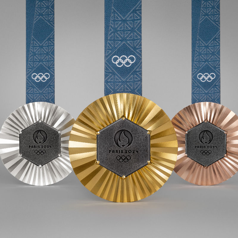 All about Paris Olympics 2024 medals featuring chunks of Eiffel Tower