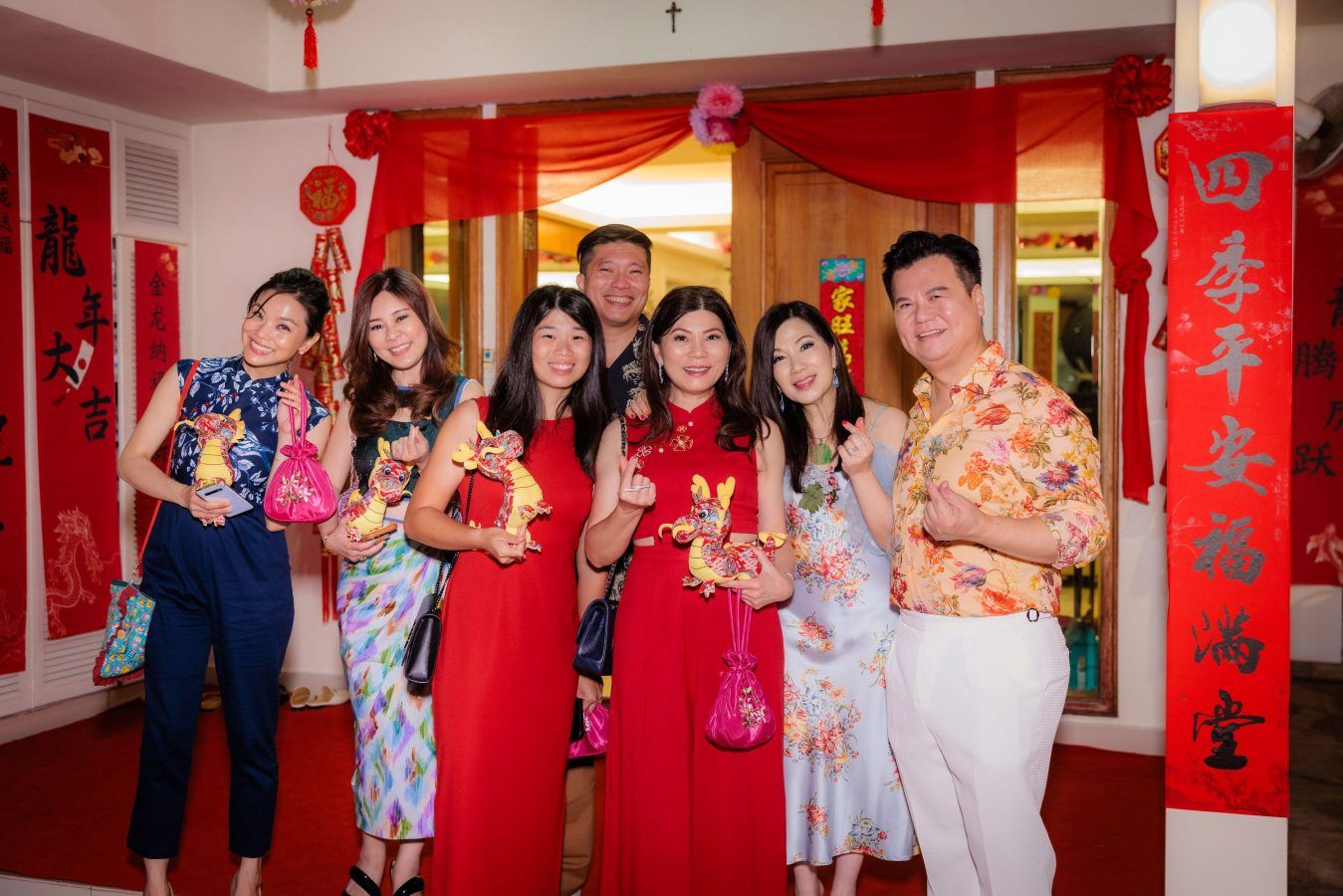 A Look At Adrian and Susan Peh's Dragon Inspired Festive Party