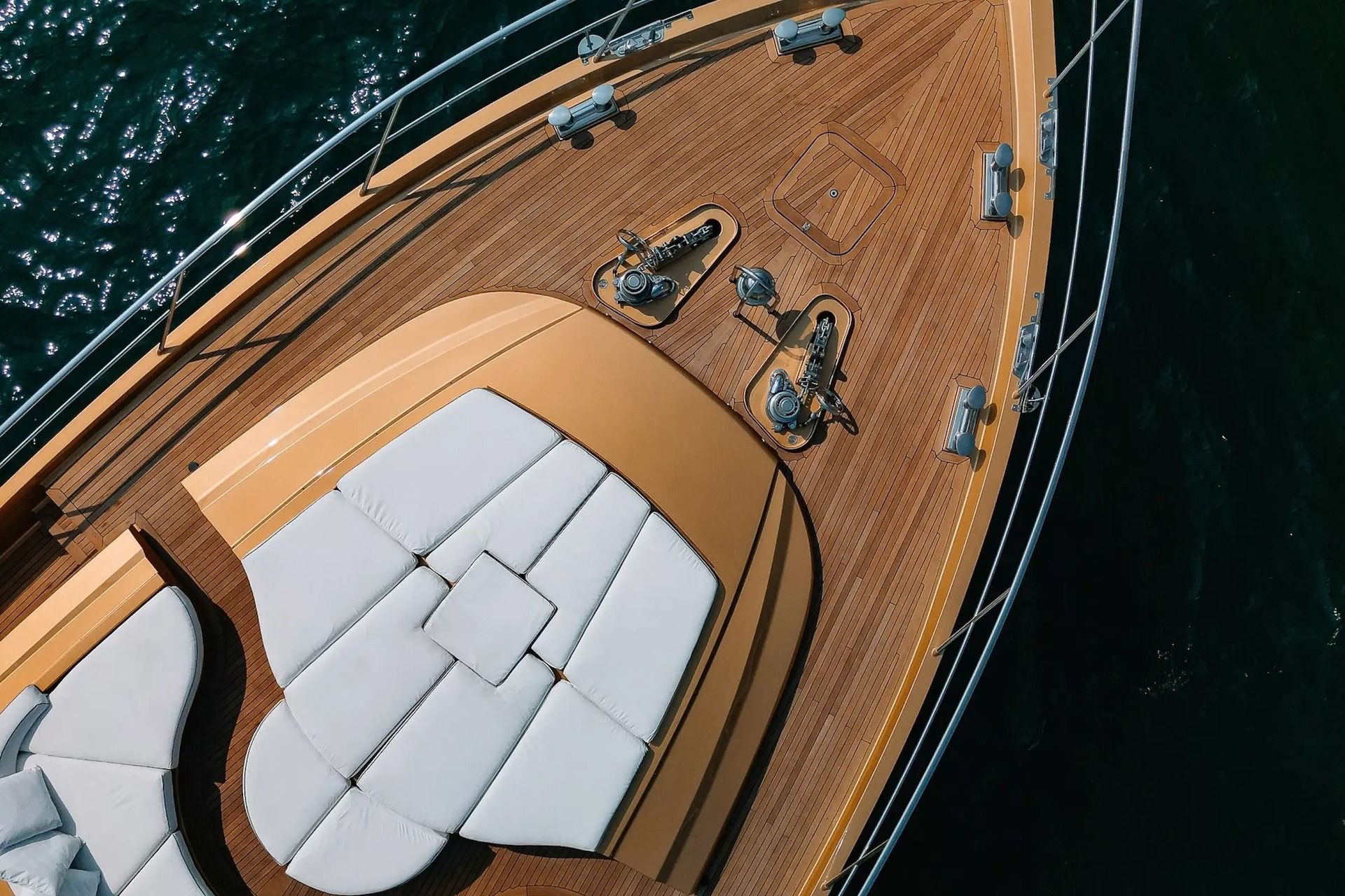 On board the 24K gold superyacht AK Royalty