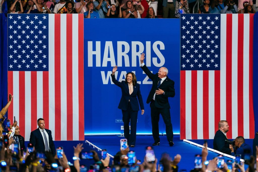 2024 US elections: Kamala Harris & Tim Walz make first joint appearance