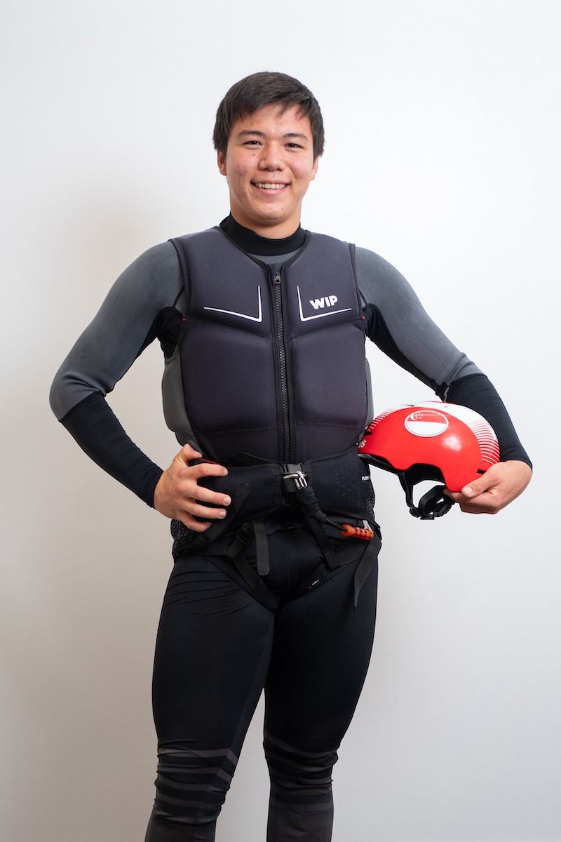 Singaporean kitefoiler Max Maeder wins Olympic bronze medal