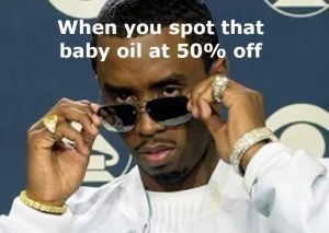 P Diddy controversy sparks baby oil memes on social media