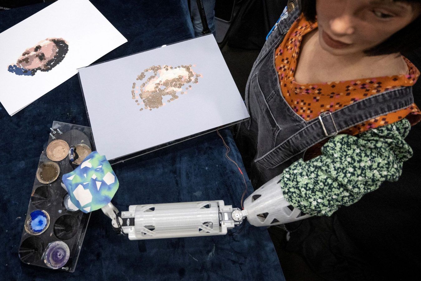A.I. God by Ai-Da: First artwork by robot to sold at auction ...