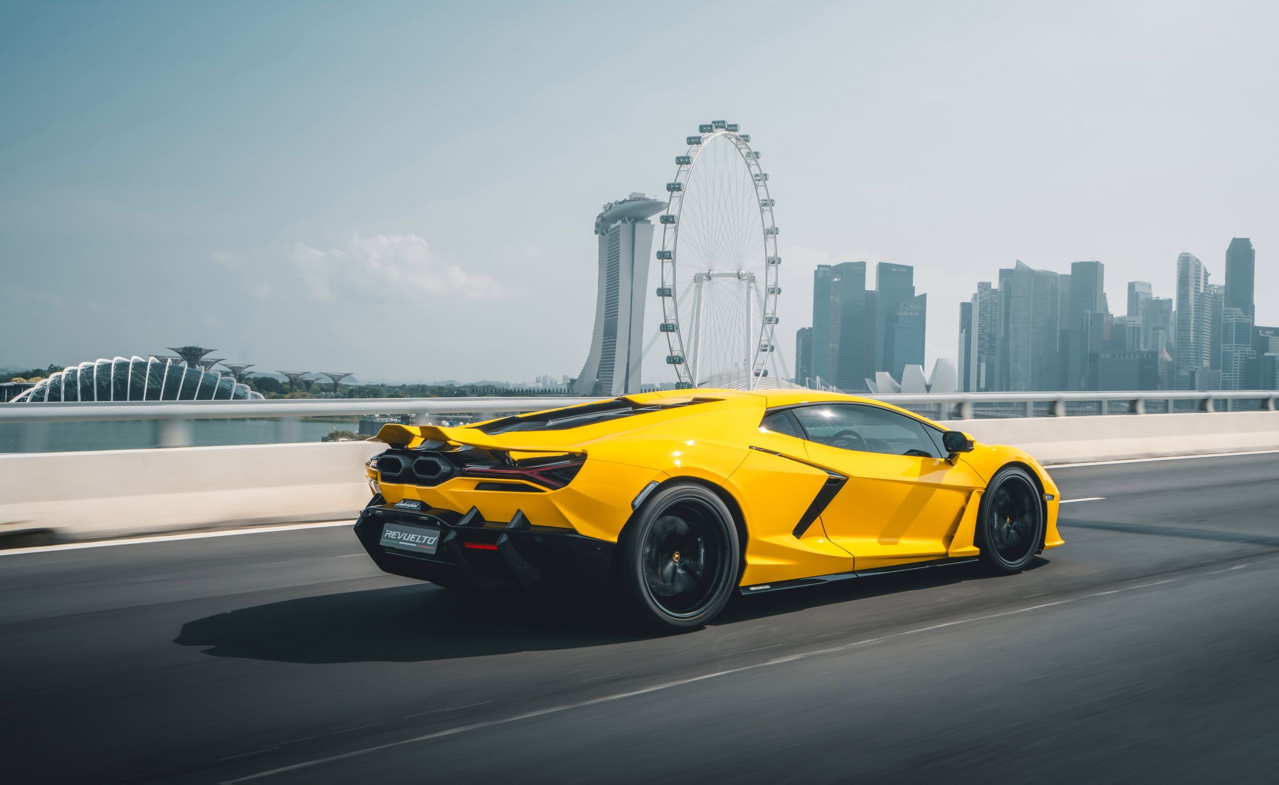 Yellow Lamborghini Revuelto Wallpaper