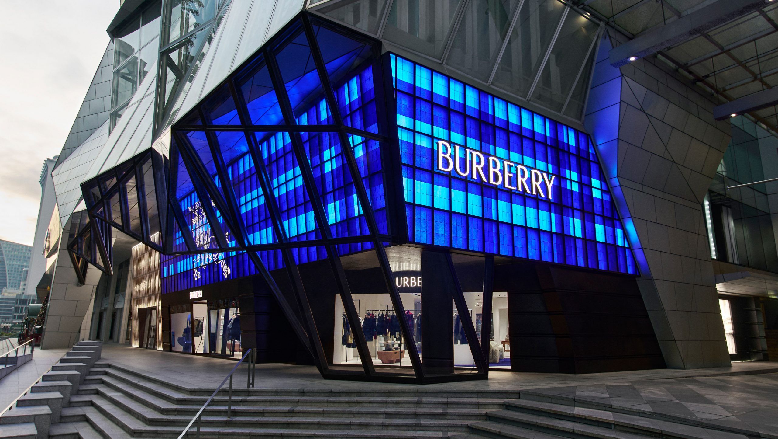 Enter the brand-new TOD's and Burberry stores at Wisma Atria, an ...