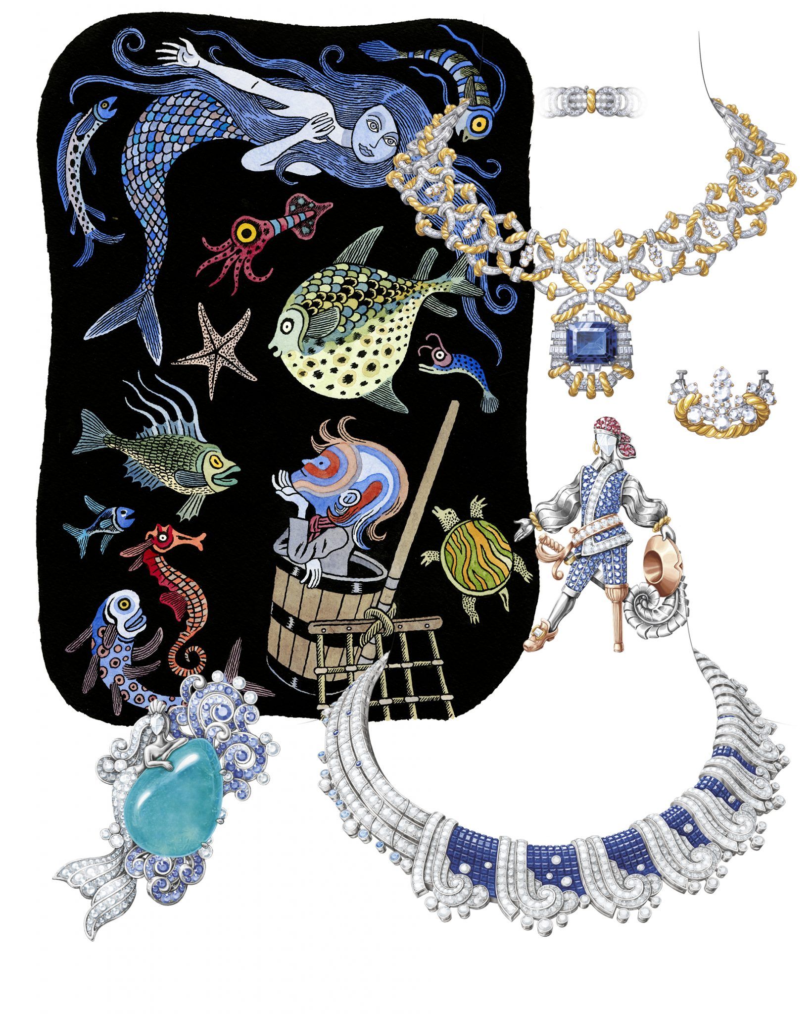 Van Cleef & Arpels Presents Collection Inspired By Treasure Island