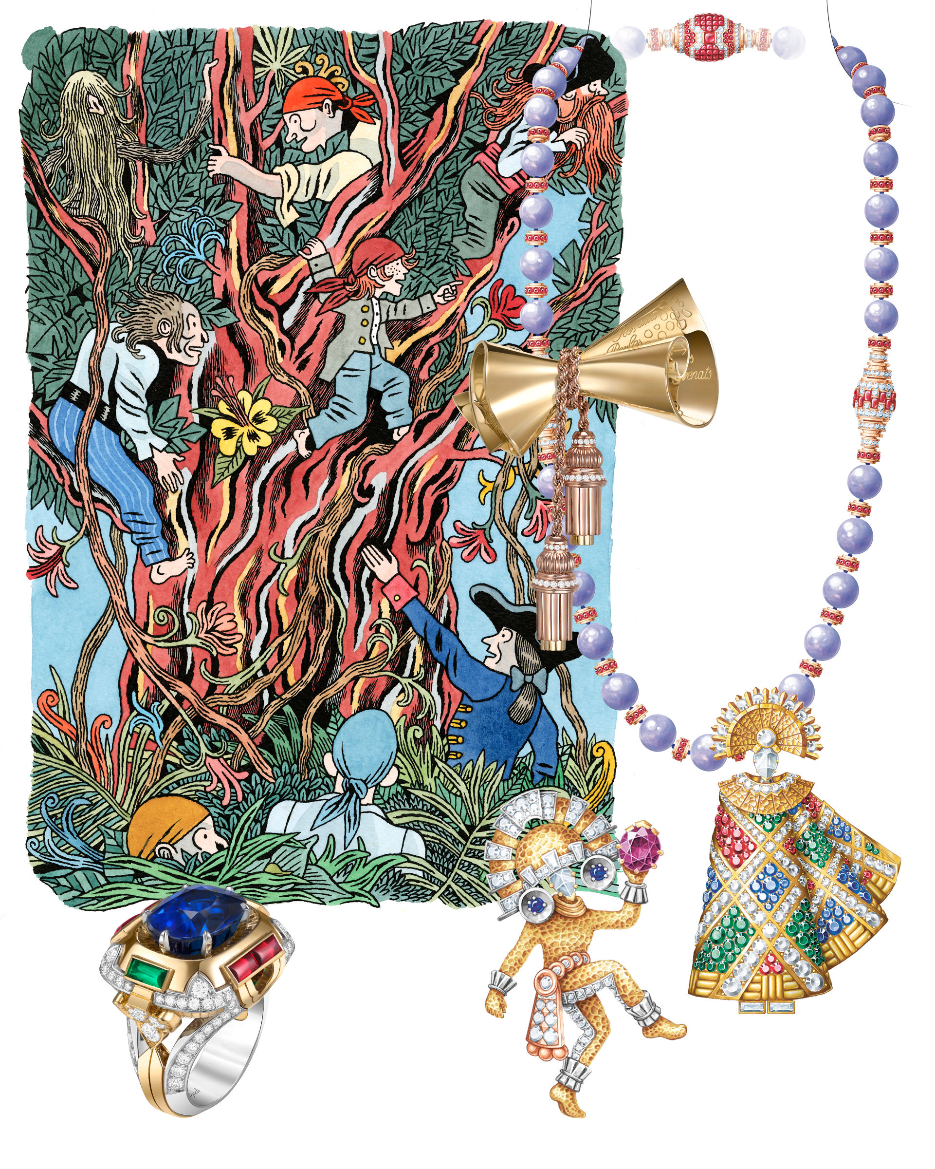 The Treasure Island-Inspired Collection by Van Cleef & Arpels