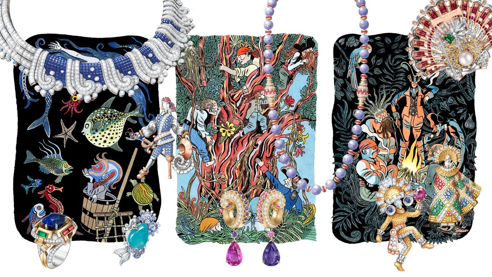 Van Cleef & Arpels Presents Collection Inspired By Treasure Island