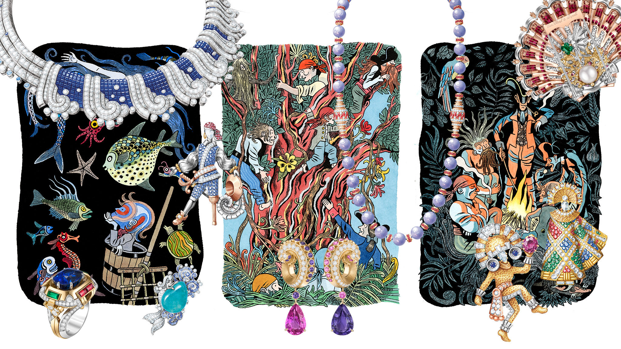 Van Cleef & Arpels' Treasure Island high jewellery collection in Phuket