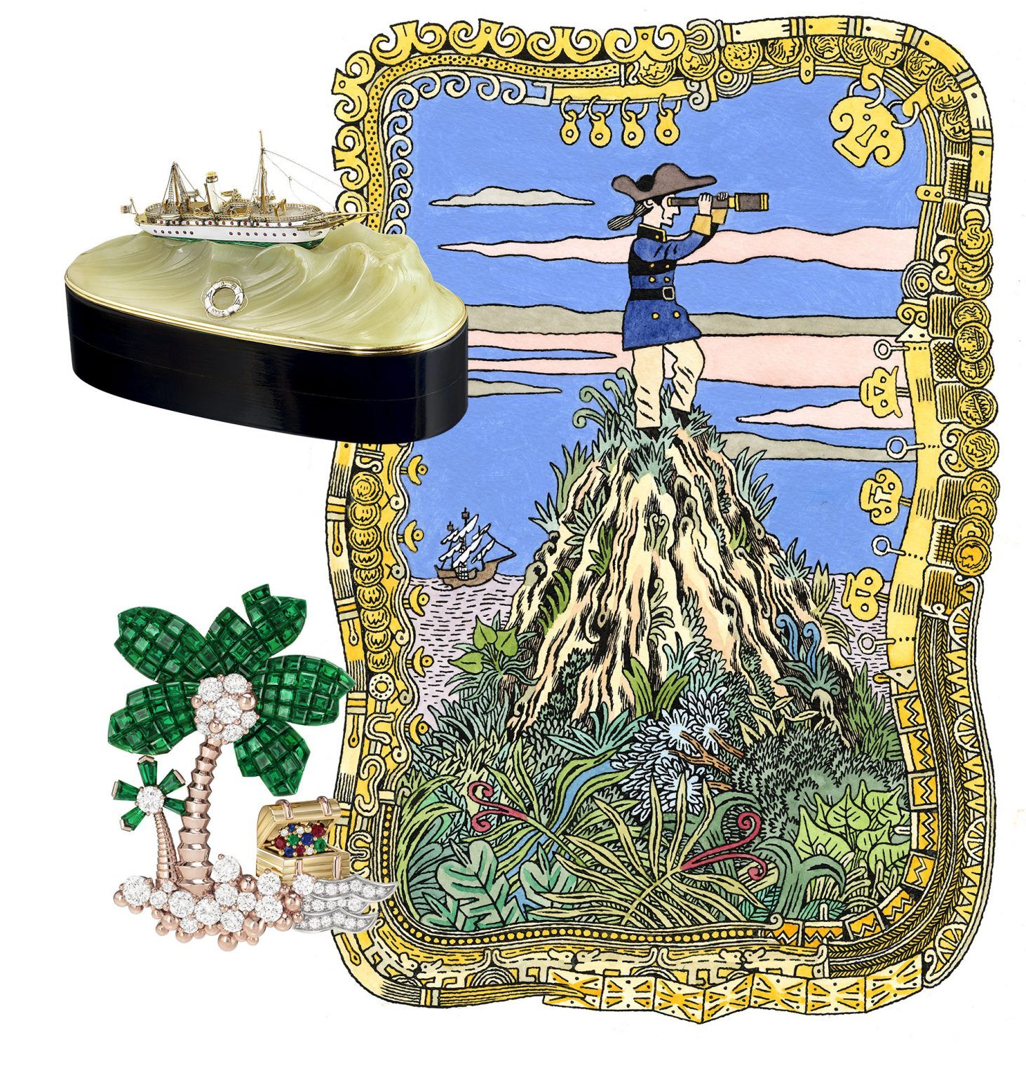 Van Cleef & Arpels Presents Collection Inspired By Treasure Island