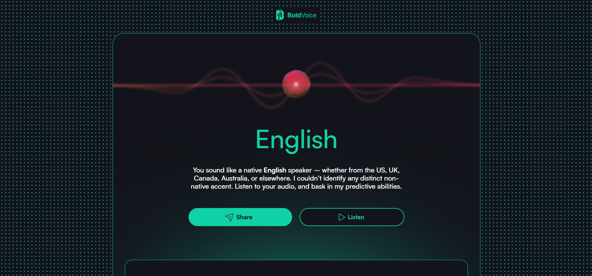 How to trace your accent with the viral AI BoldVoice Accent Oracle