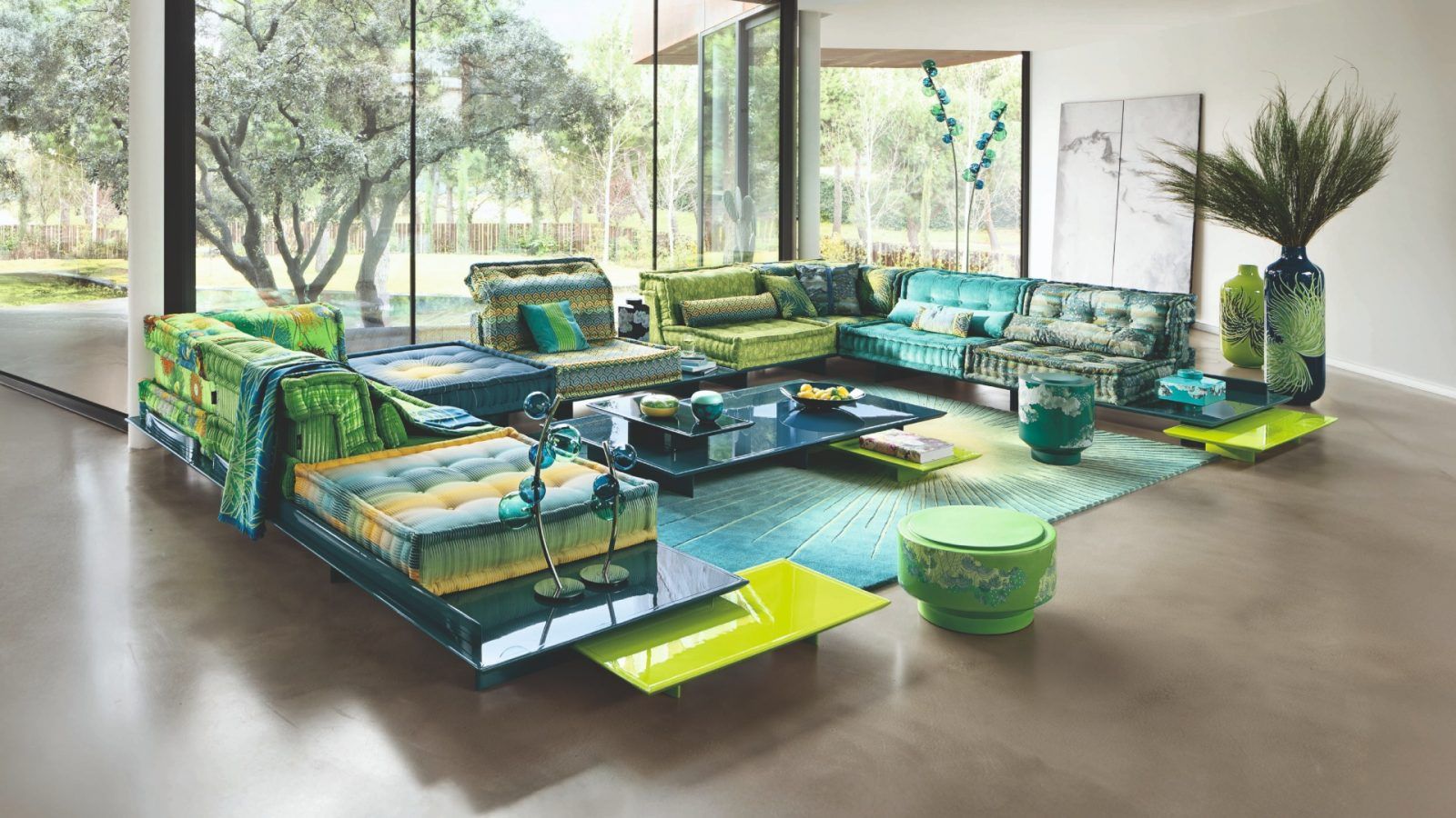 Kenzo Takada reimagines the mahjong collection by Roche Bobois