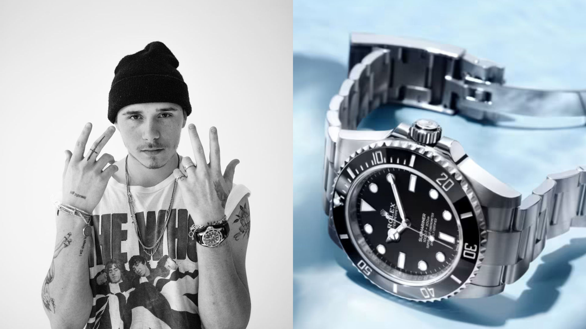 Inside Brooklyn Beckham vs Romeo Beckham watch collection