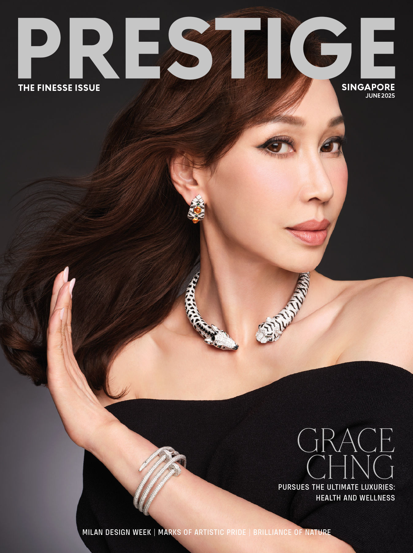 On the cover: Grace Chng embraces life's real luxuries