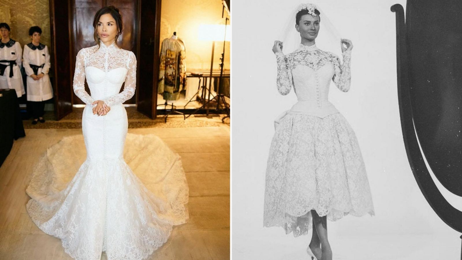 Lauren Sanchez divides the internet with D&G wedding dress