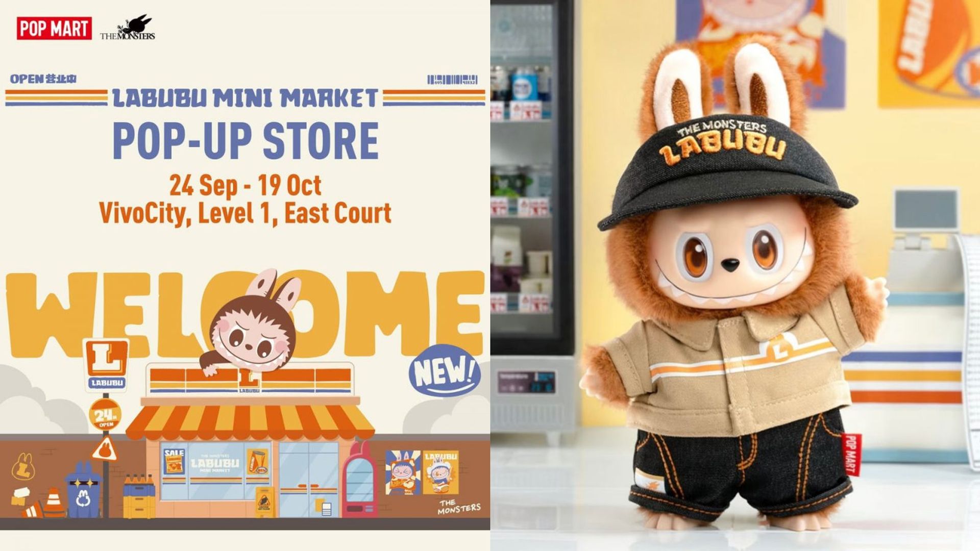 Collect exclusive merch at The Monsters Labubu Mini Market in VivoCity ...