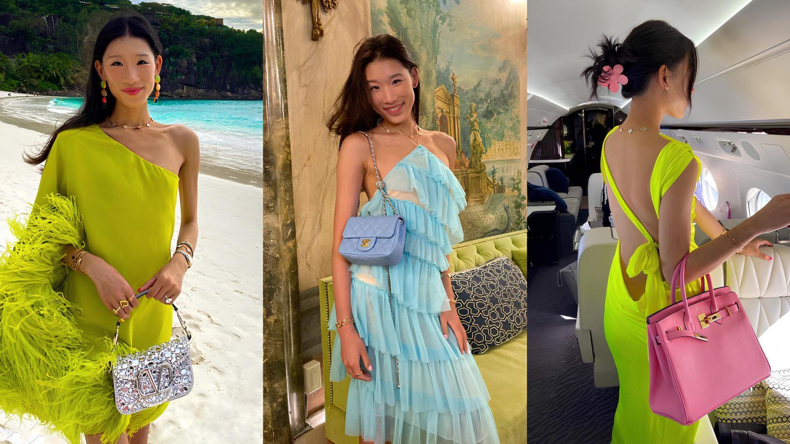 Luxury bag collection of RichTok influencer Becca Bloom ...