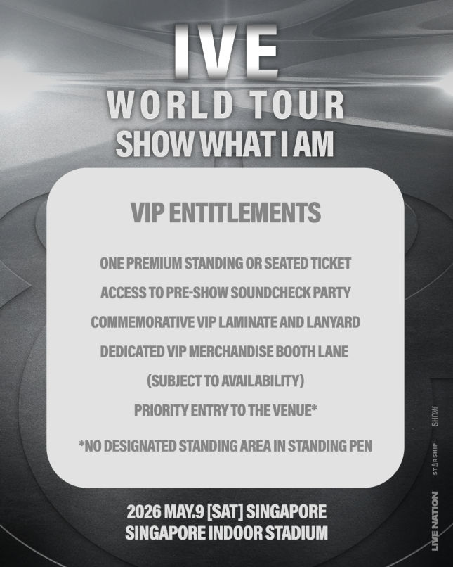 IVE concert in Singapore 2026: All details inside – PrestigeOnline Singapore