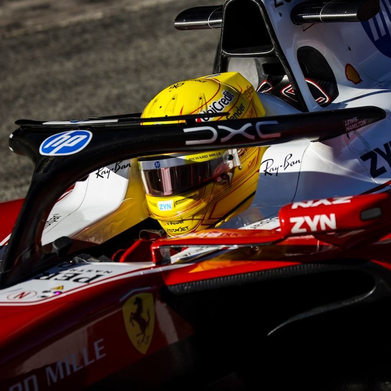 Ferrari's Lewis Hamilton fastest at F1 Barcelona shakedown ...