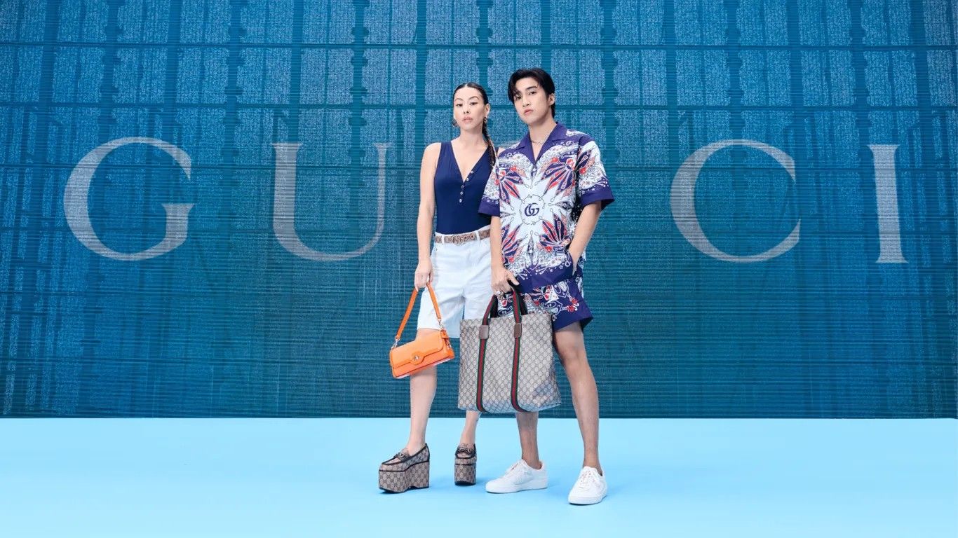 熱浪襲來！GUCCI LIDO 夏日渡假系列攜手Dizzy Dizzo 蔡詩芸、婁峻碩展開最狂派對 | Prestige Online - Taiwan