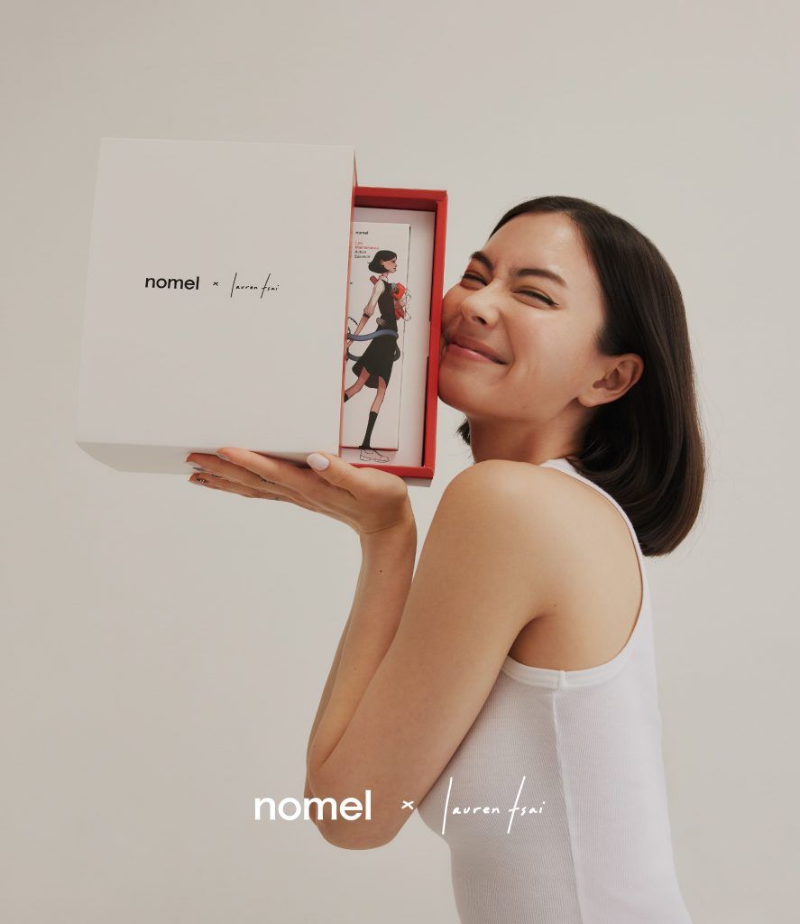 nomel x 藝術家 Lauren Tsai 首度藝術跨界聯乘！傳遞「正向保養」新能量 | Prestige Online - Taiwan