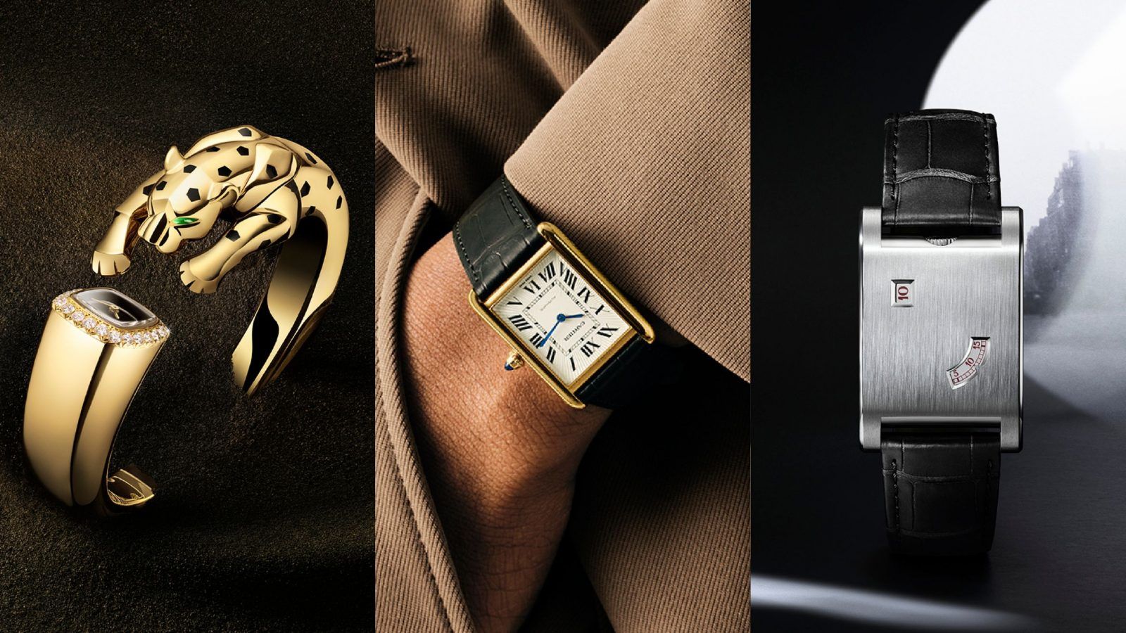 【2025 W&W】Cartier 年度新作亮相！稀有款 Tank à Guichet 限量回歸、美洲豹腕錶混搭斑紋演繹野性美 ...