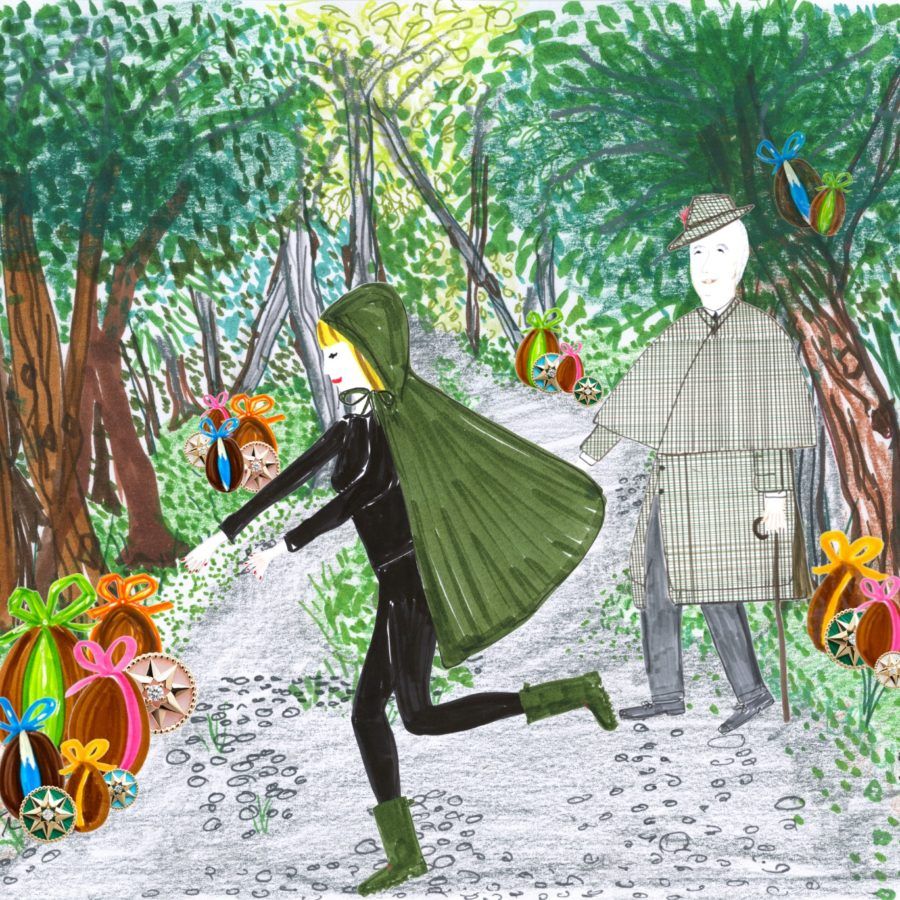 Dior Unveils Victoire De Castellane Sketches Of Dior Rose Des Vents
