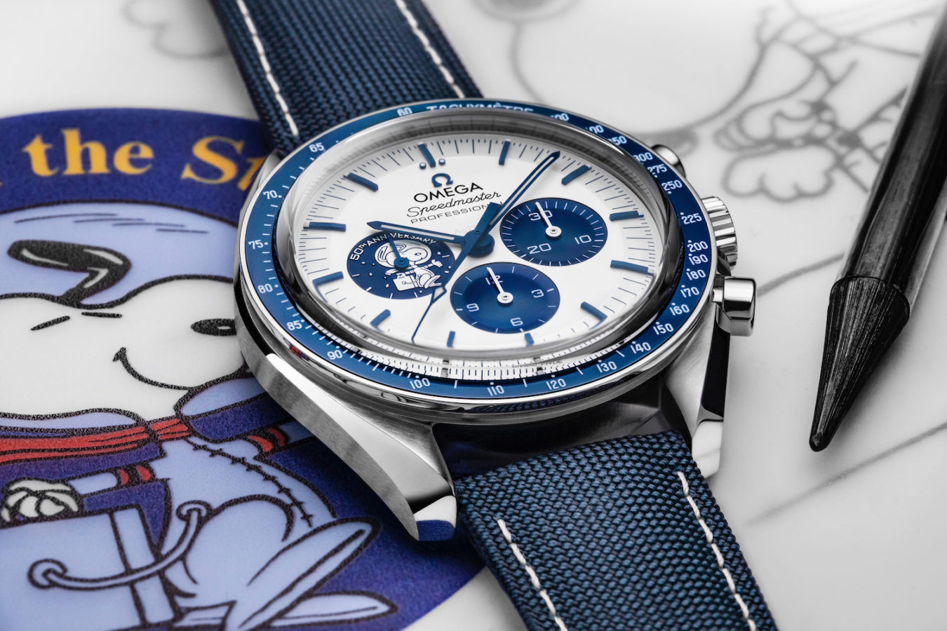 The OMEGA Speedmaster 'Silver Snoopy Award' 50th Anniversary Watch