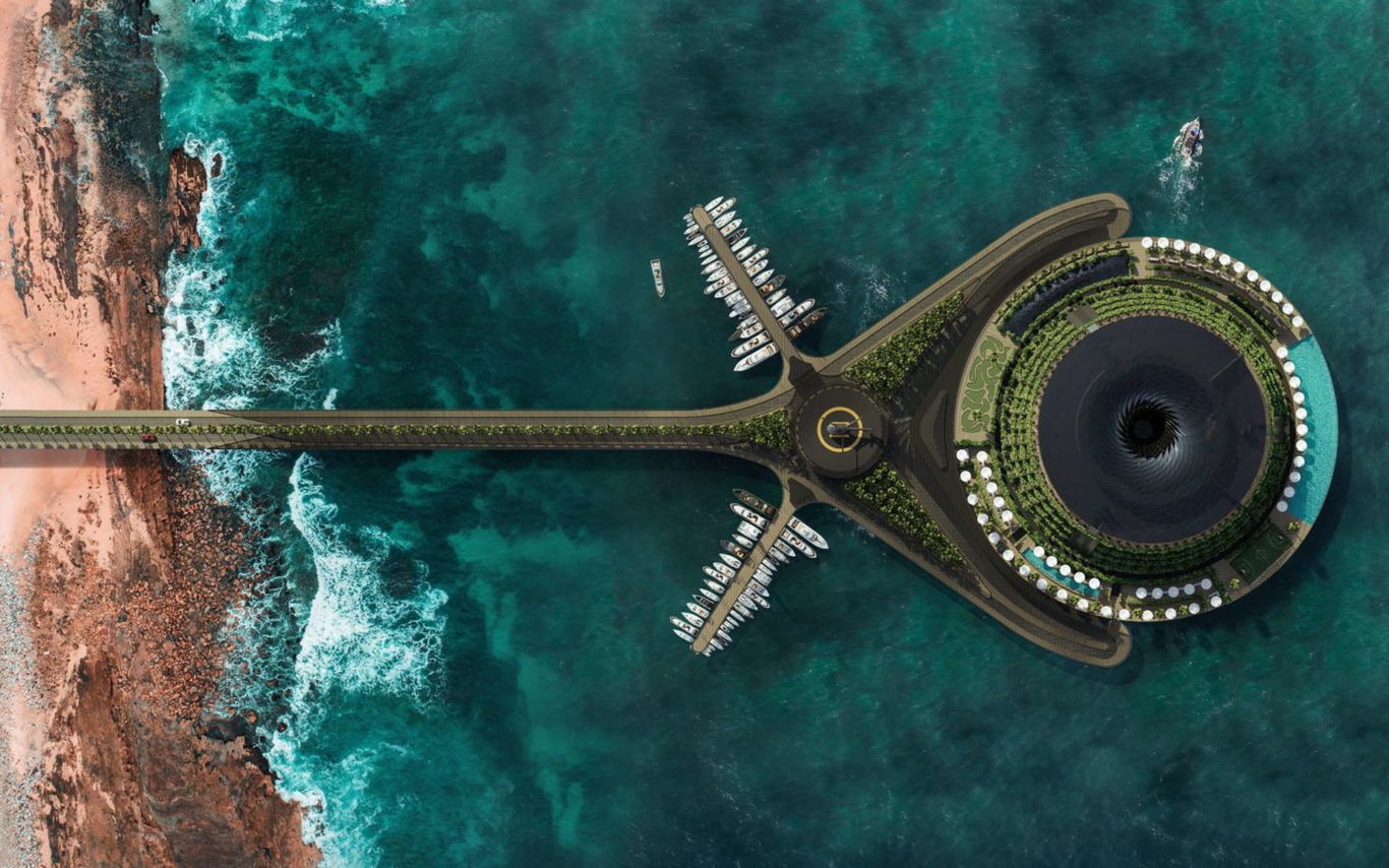 This Floating Eco-Hotel in Qatar Generates its Own Electricity