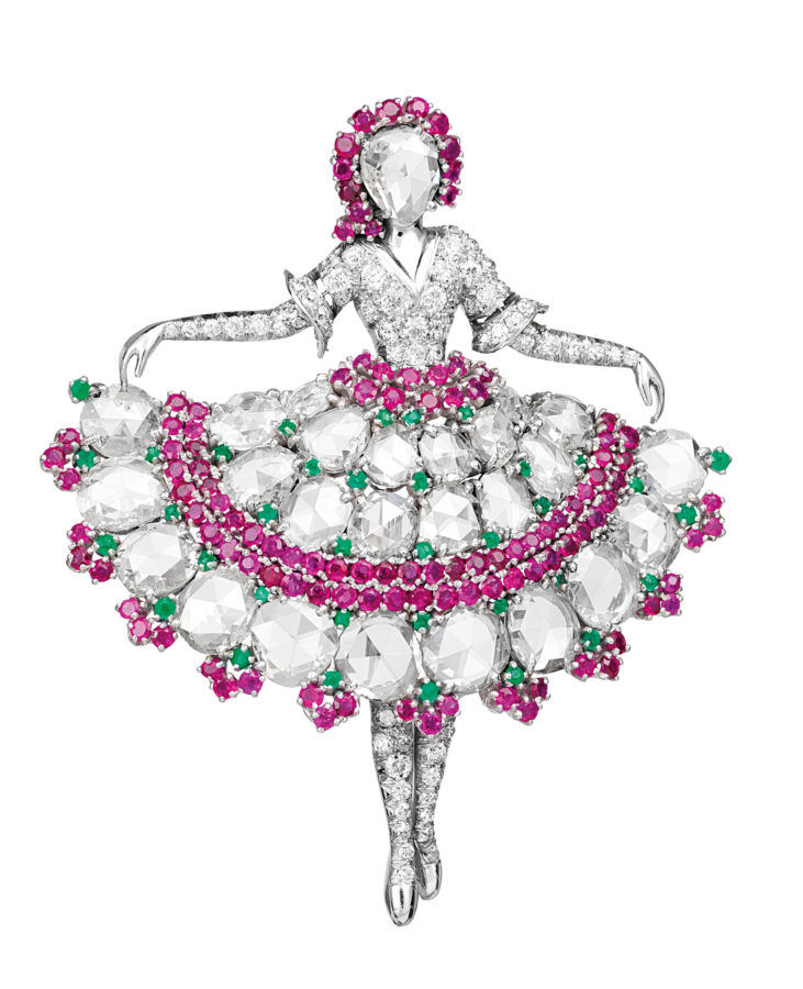 Van Cleef & Arpels Launches New Bouton D'or Ballerina Clips