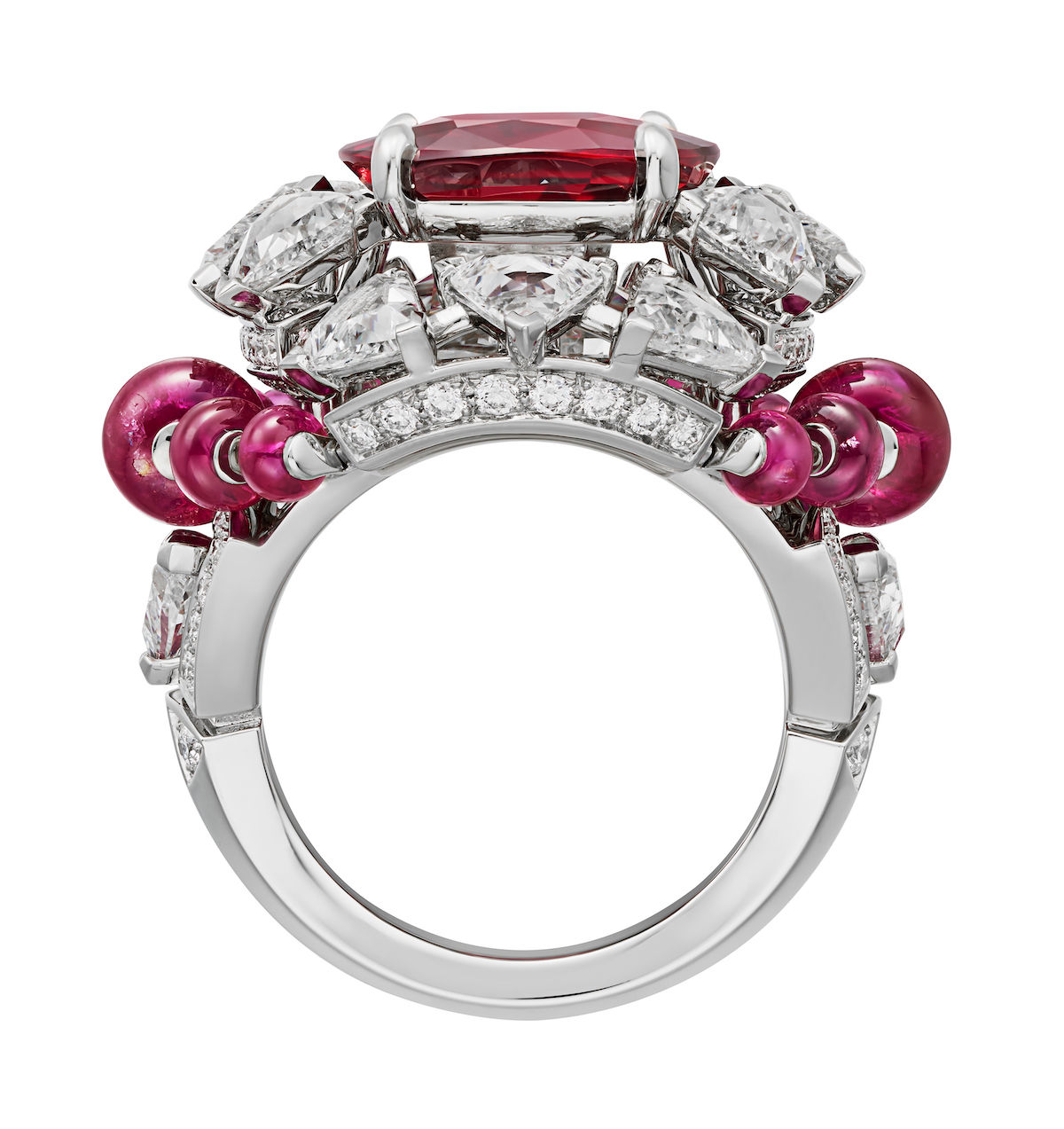 The rings in the Sixième Sens par Cartier High Jewellery collection