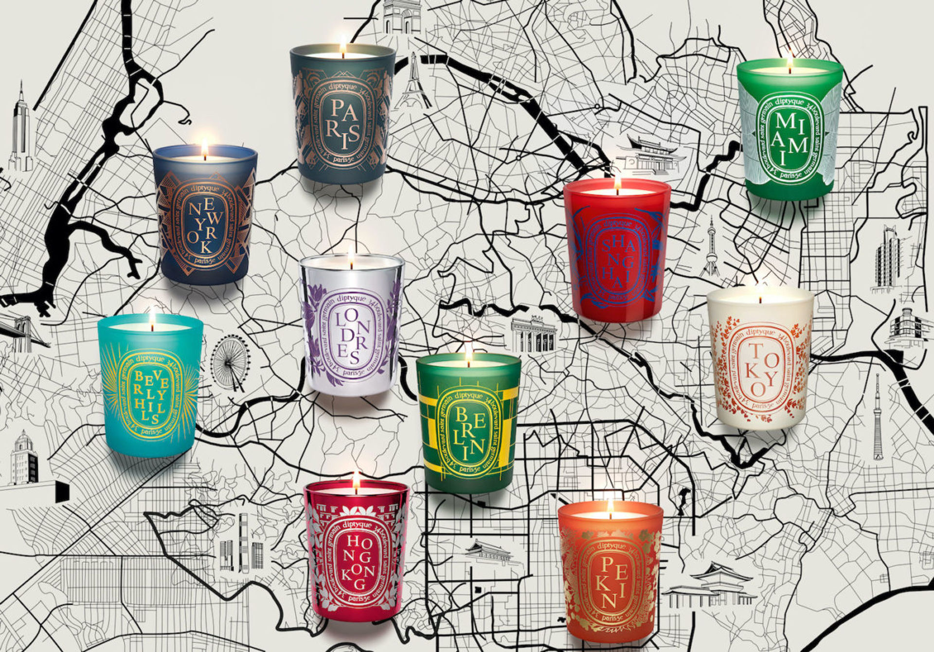 Take a trip around the world with Diptyque's City Candles