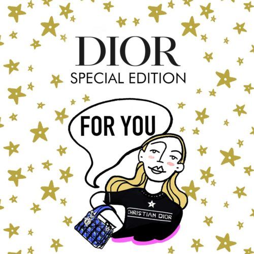 Dior Thailand Launches Line Stickers by Maria Grazia Chiuri's Team