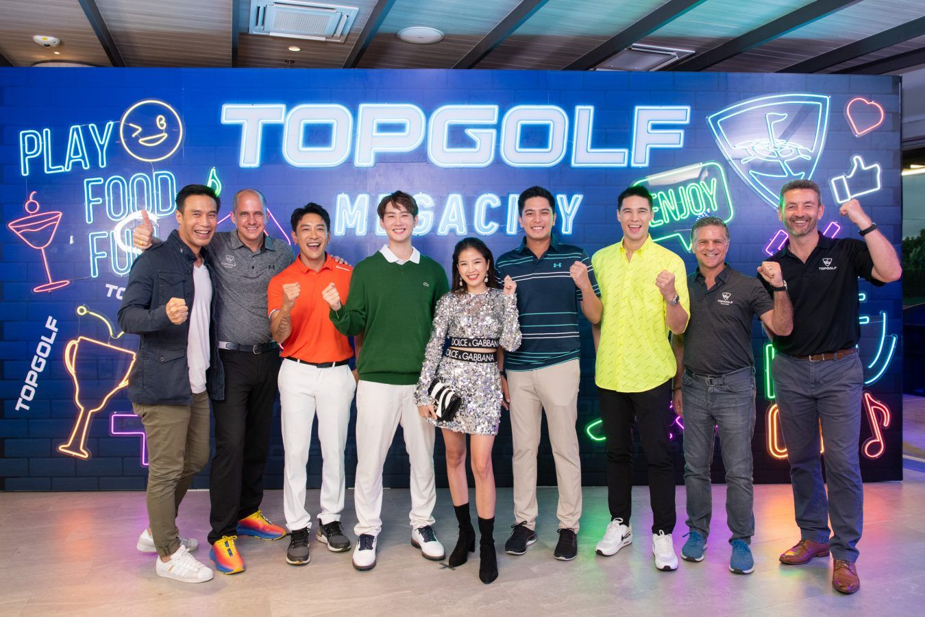 Topgolf invites celebrities to ring in the opening of Topgolf Megacity BKK