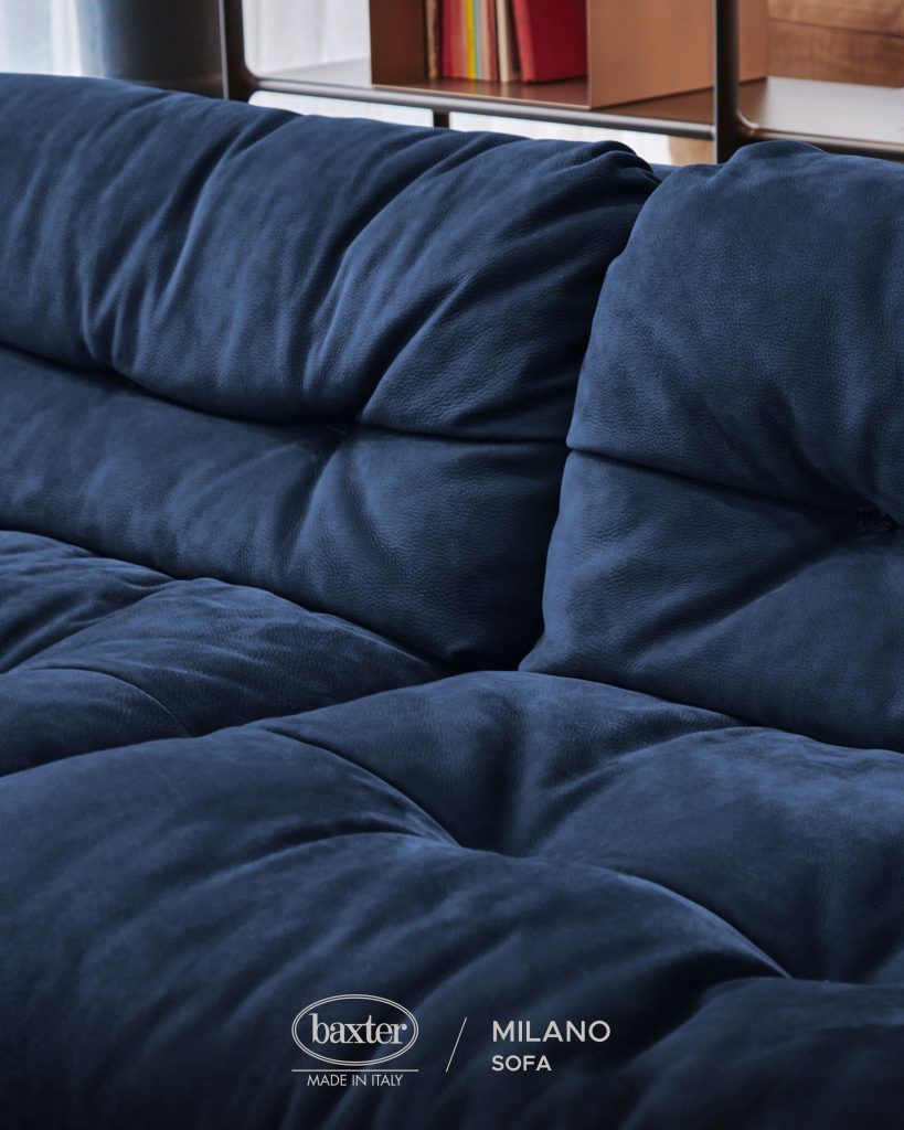 Seek Refuge in Company and Comfort With Baxter's Milano Sofa