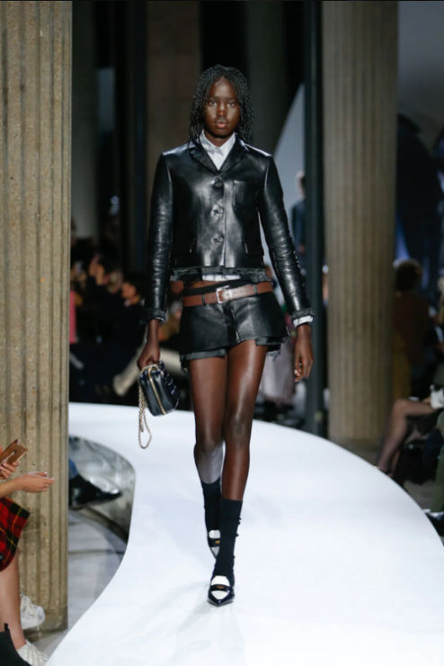 Is the Miu Miu Micro Miniskirt Breaking Society's Dress Codes?