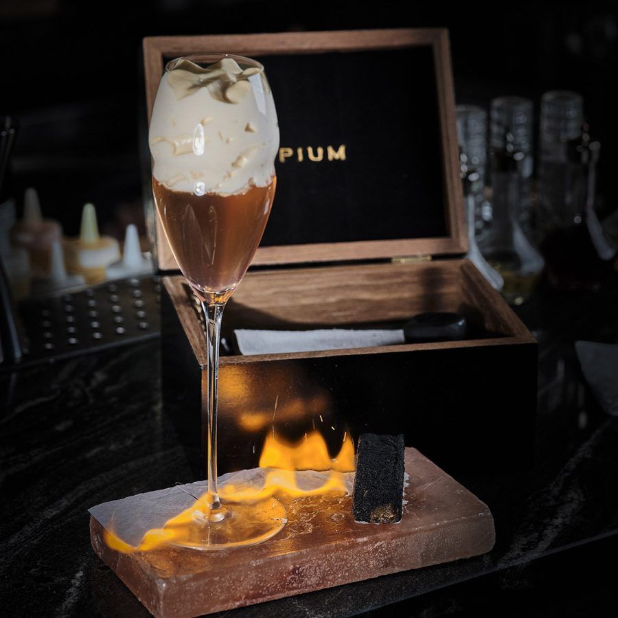 In Person: Matteo Cadeddu Creates 'Surreal Sips' at Opium Bar ...