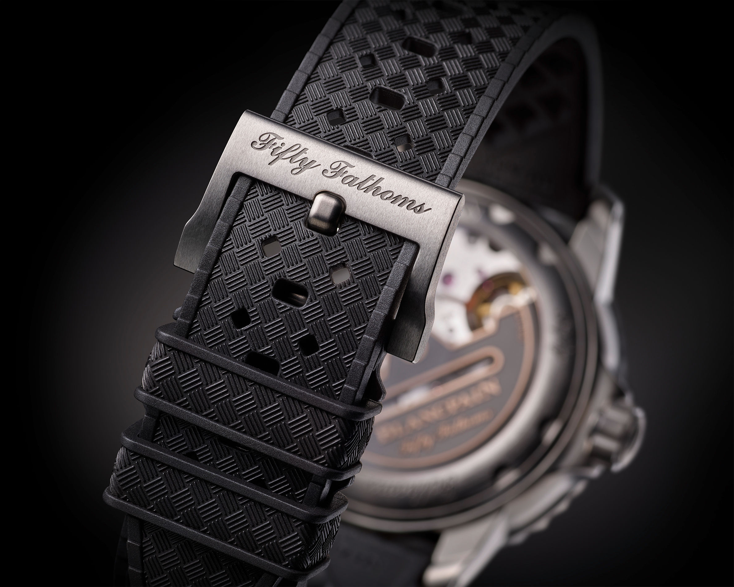 Blancpain Unveils Fifty Fathoms Automatique in Red Gold & Titanium
