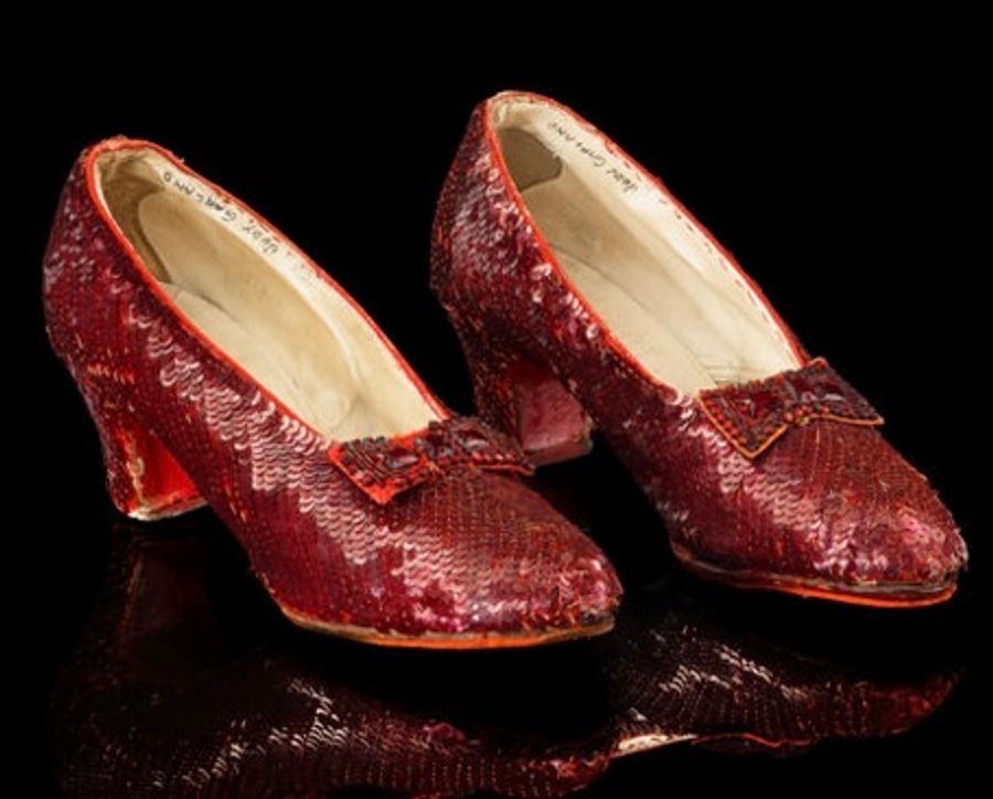 The Ruby Slippers from The Wizard of Oz are Going up for Auction