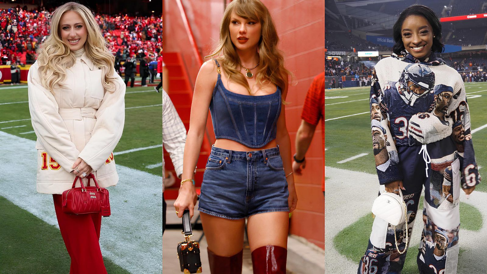 The Richest WAGs of NFL: Taylor Swift, Brittany Mahomes & More