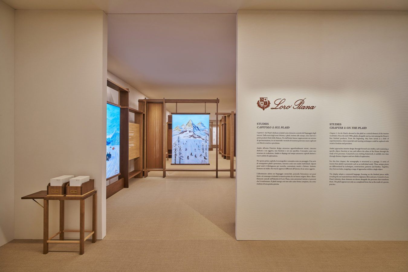 Loro Piana Expresses its Plaid Universe During Milan Design Week 2026