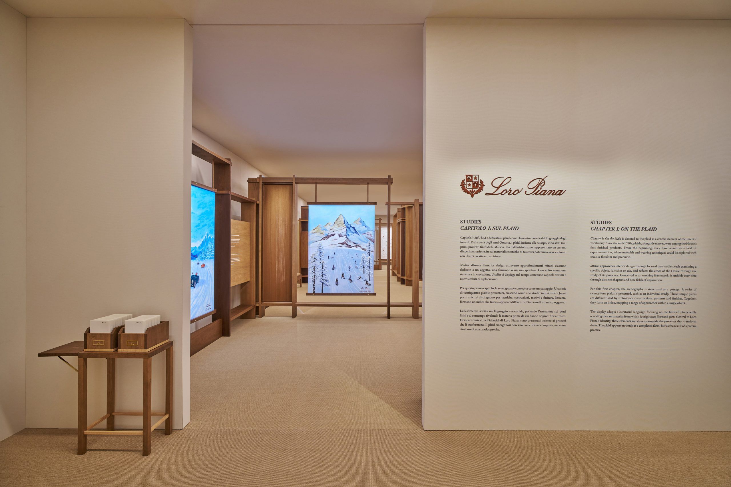 Loro Piana Expresses its Plaid Universe During Milan Design Week 2026