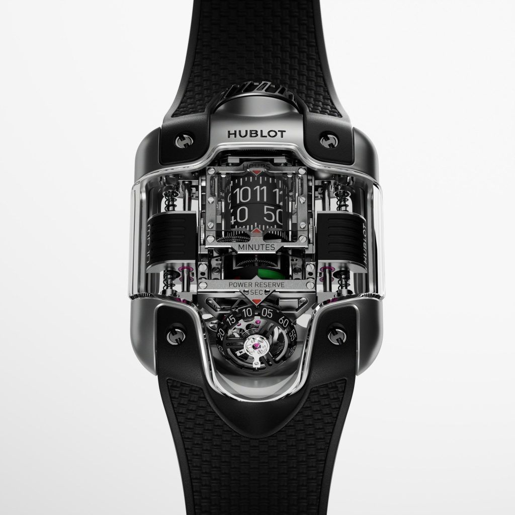 Close Up: Hublot's MP-10 Tourbillon Weight Energy System Titanium