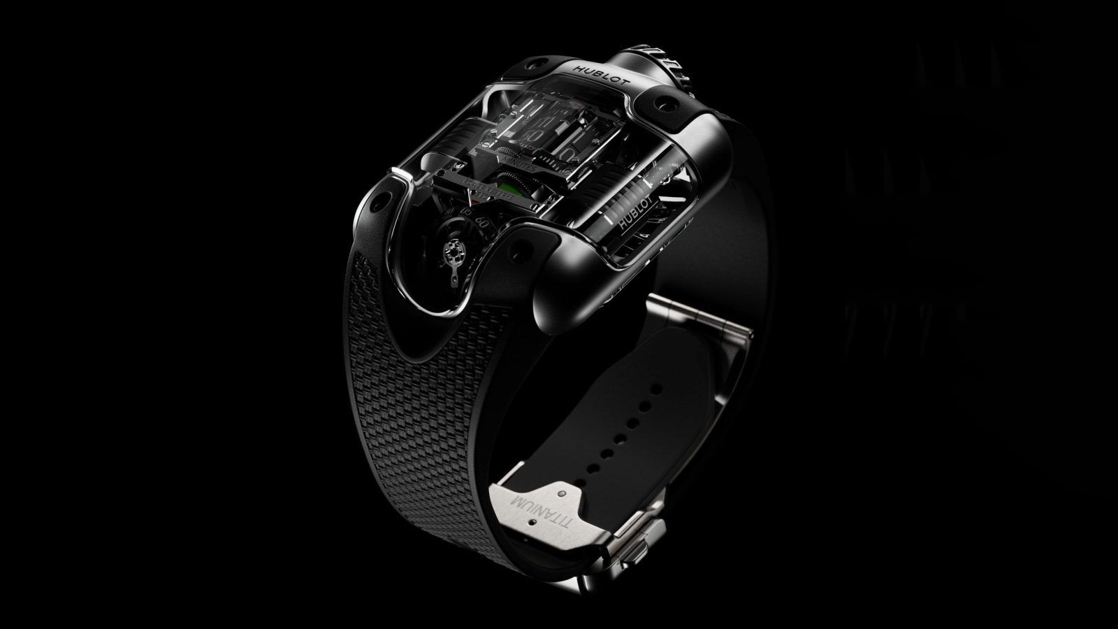 Close Up: Hublot's MP-10 Tourbillon Weight Energy System Titanium